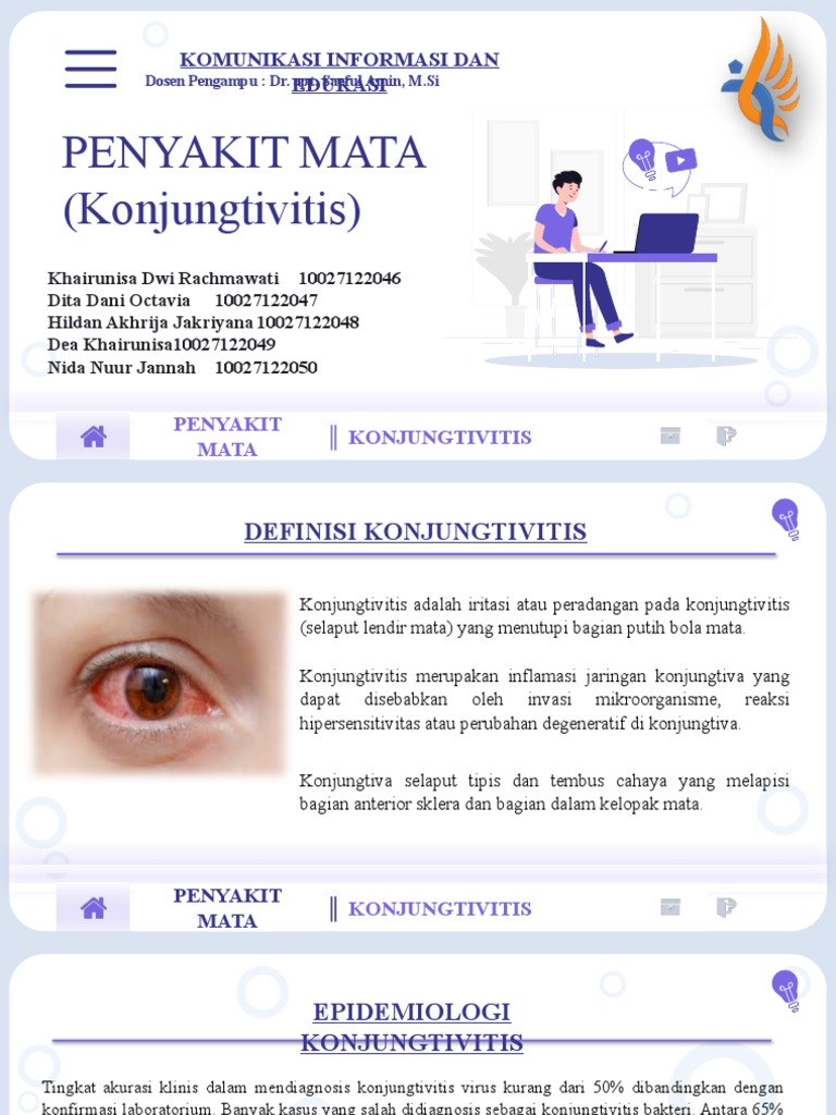 2+PPT2+Penyakit Mata (Konjungtivitis) | PDF
