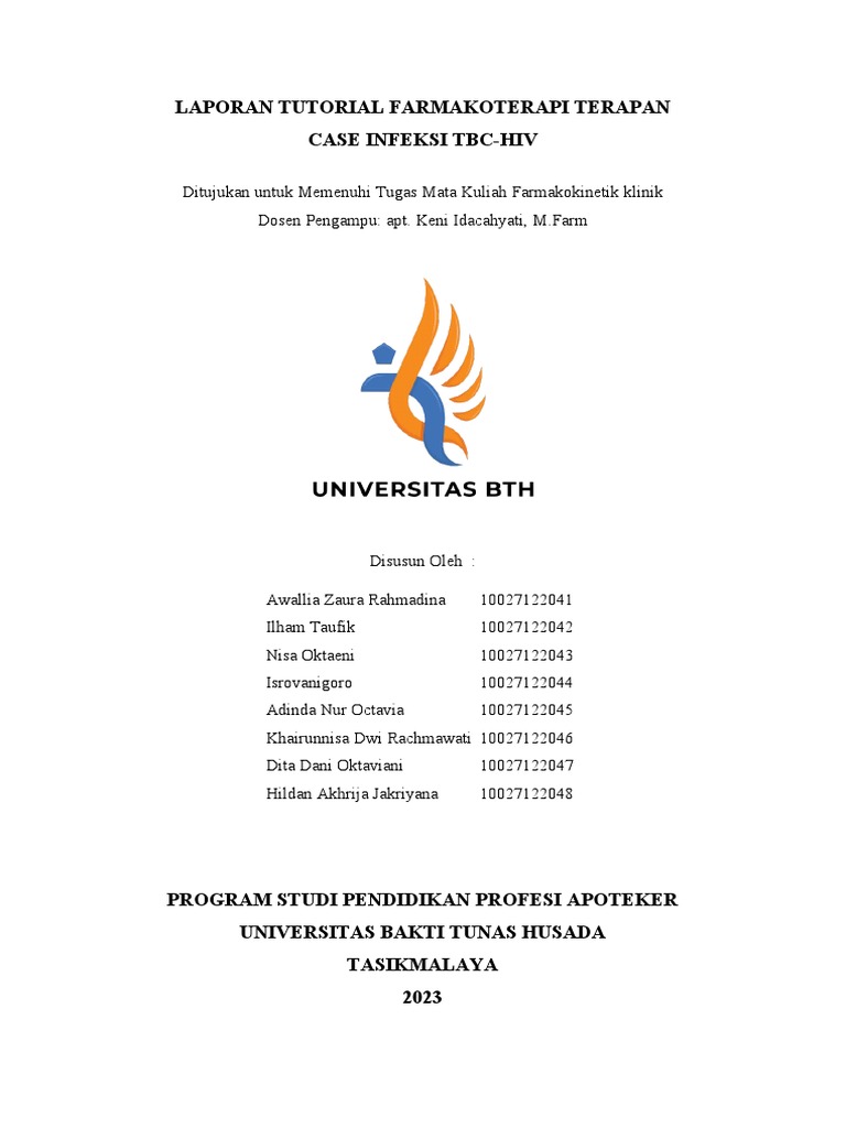 Rombel 1 - Laporan Tutorial Farmakoterapi Terapan | PDF