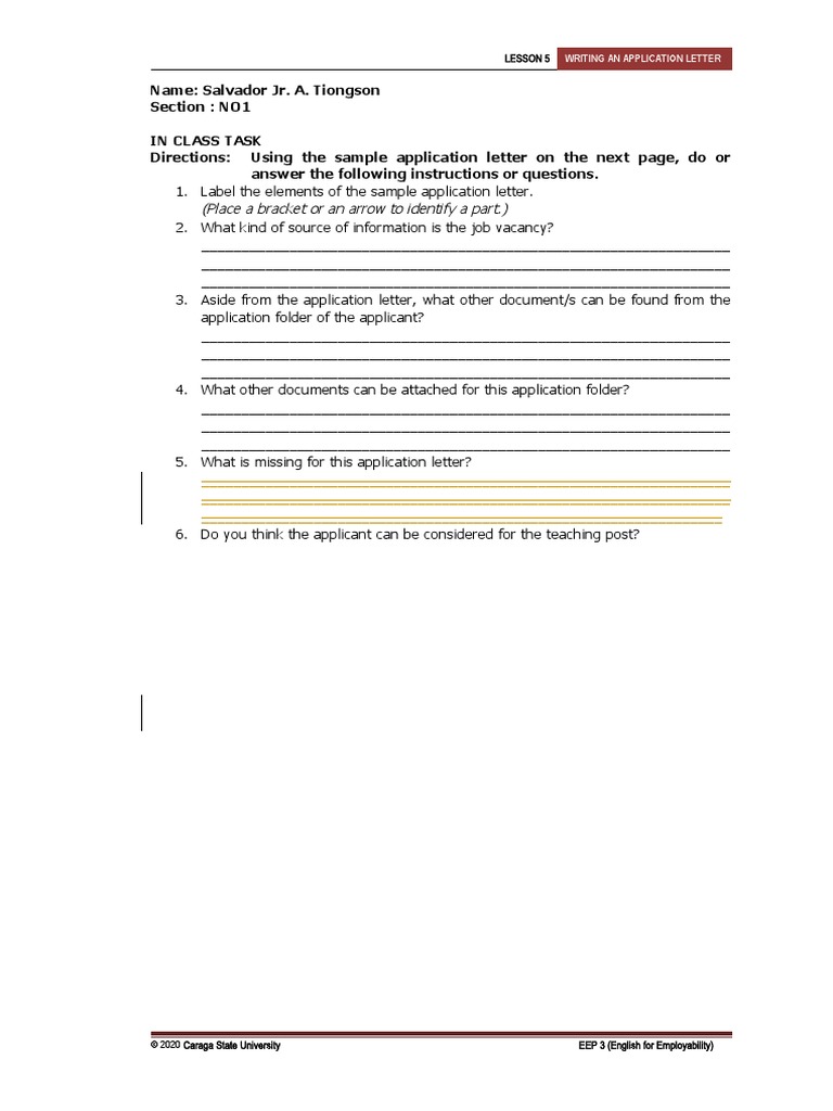 EEP 3 Activity 1 | PDF | Professional Certification | Résumé