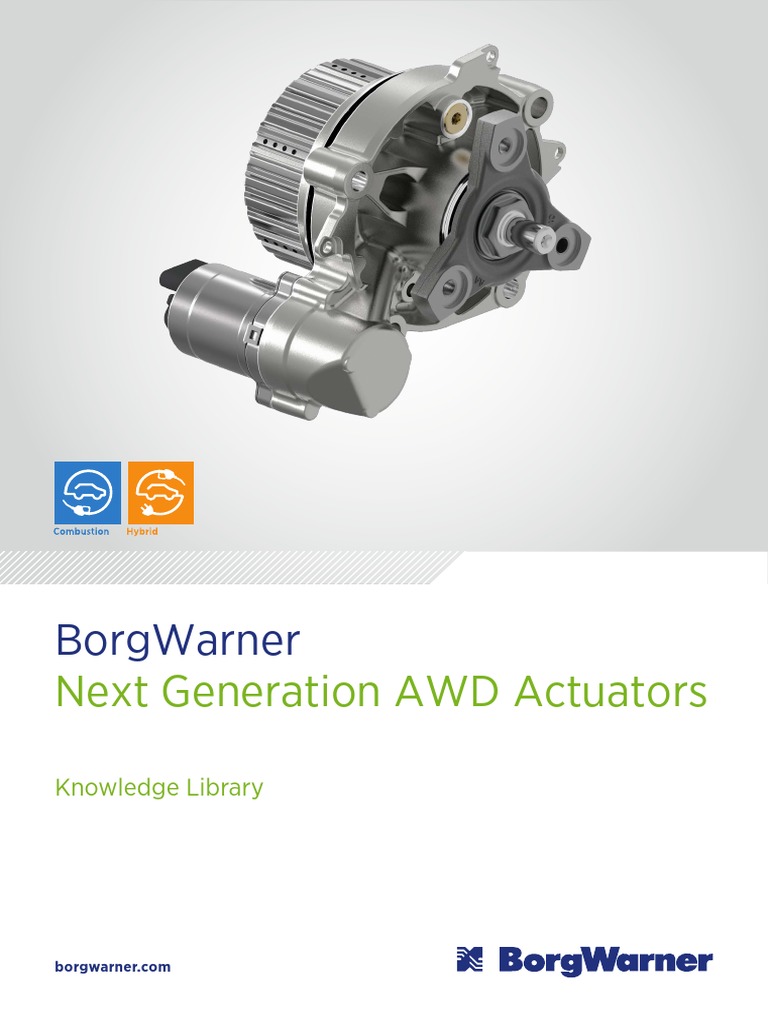 Next Generation Awd Actuators PDF | PDF | Pump | Electric Motor