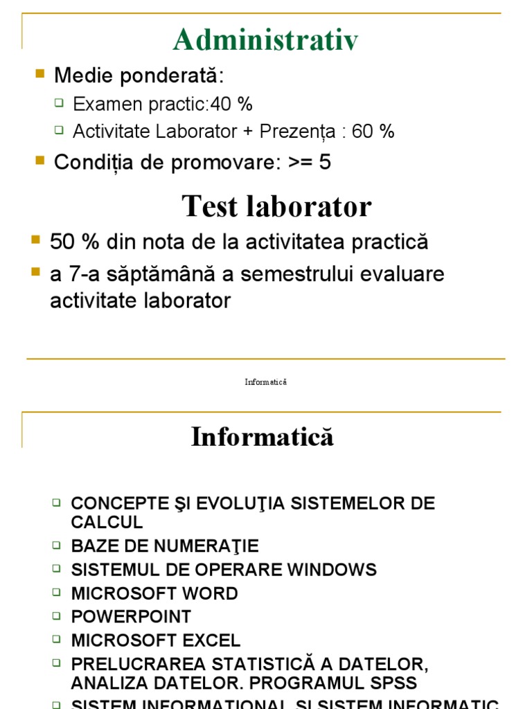 Curs 1 | PDF