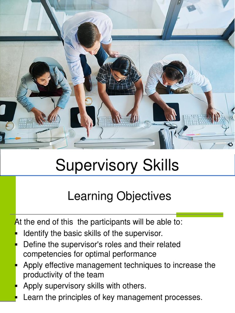 Supervisory Skills NTC PDF | PDF | Decision Making | Motivation