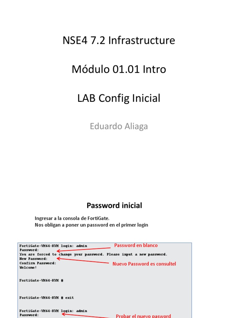 FortiGate 7.2 Initial Setup Guide | PDF
