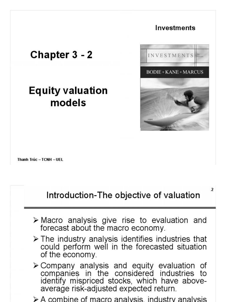 Equity Valuation Models Overview | PDF