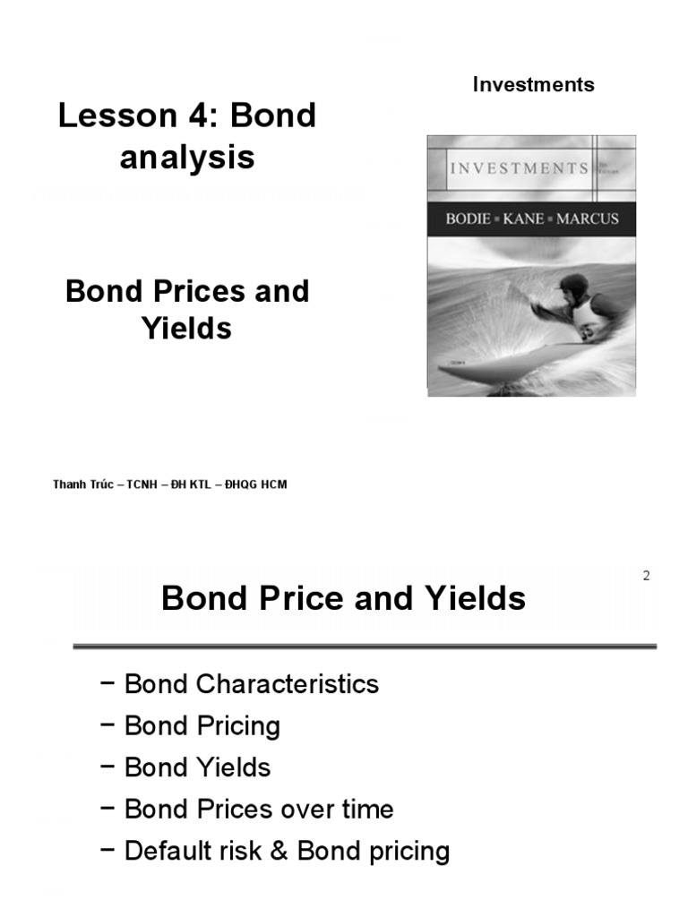 Understanding Bond Prices and Yields | PDF | Business | Finance & Money ...