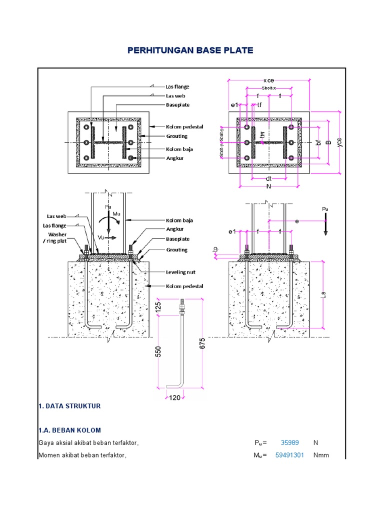 Sambungan Baseplate | PDF
