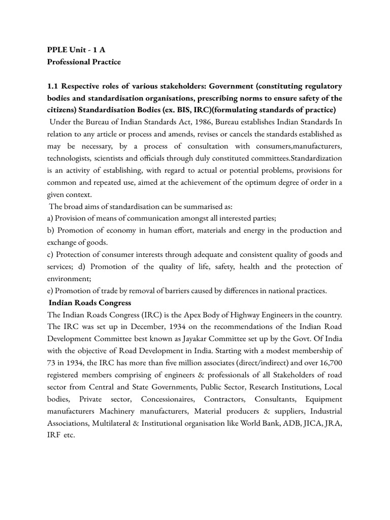 Professional Practice Law and Ethics Notes | PDF | Business Ethics ...