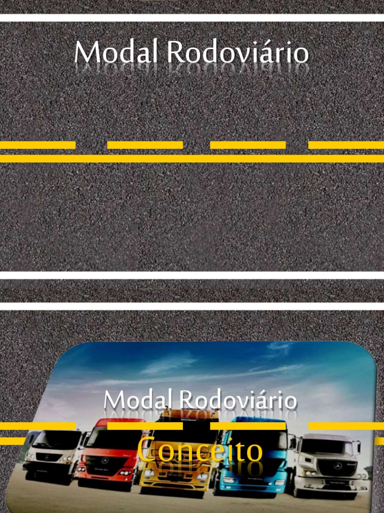 Características do Modal Rodoviário | PDF | Eixo | Transporte