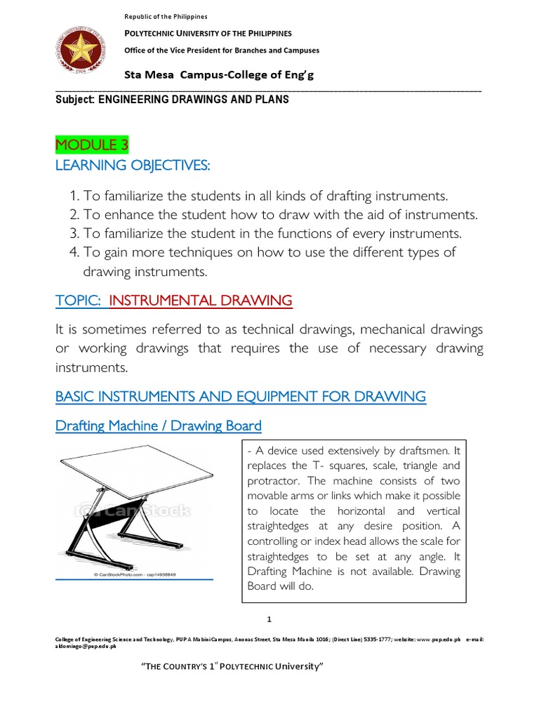 Drawing Instruments PDF | PDF
