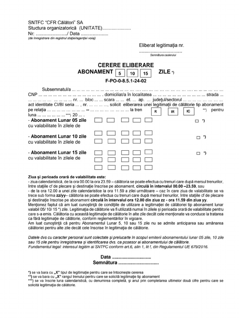 Formular-Cerere-eliberare-abonament-5-10-15-zile (1) - Edit - 12-11 ...