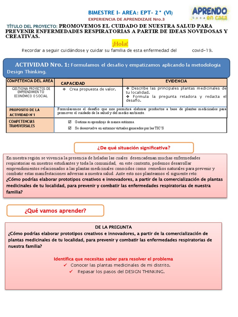 Actividad 1 - Exp.3 - 2°.EPT | PDF