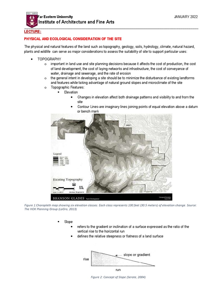 Module - Physical and Ecological Consideration of Site | PDF | Surface Runoff | Erosion