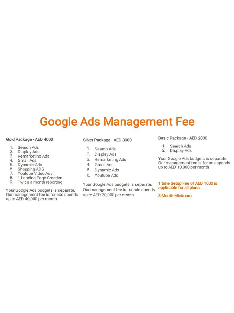 Complete Package For Google Ads | PDF