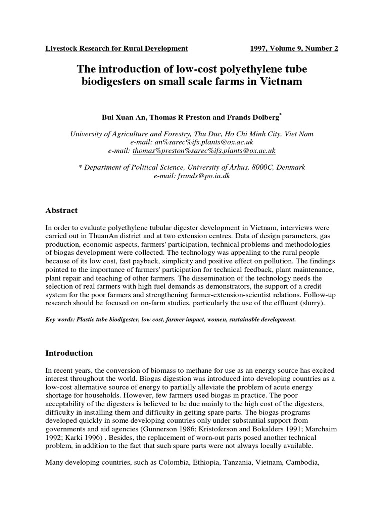 The_introduction_of_low-cost_polyethylene_tube_dig | PDF | Anaerobic ...