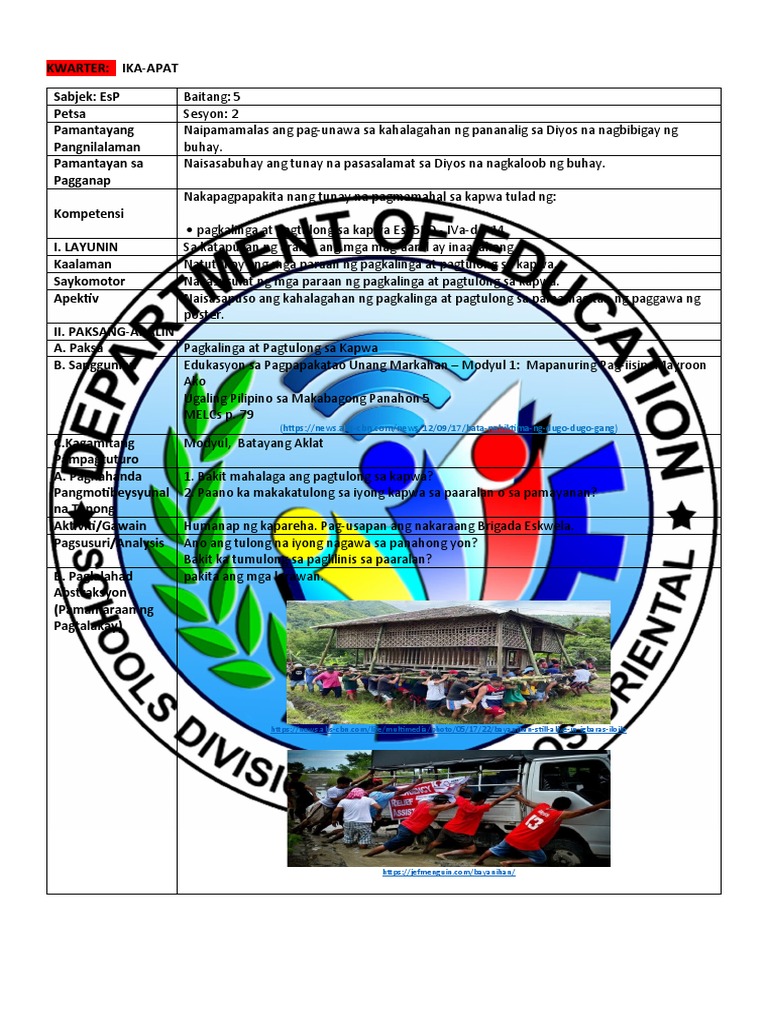 EsP 5 DLP Q4 MODYUL 4 DAY 2 | PDF