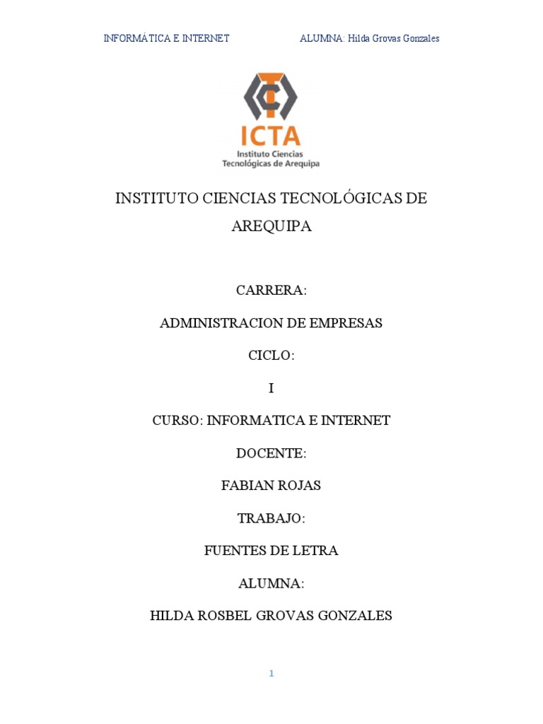 Guía de Fuentes en Word | PDF | Serif | Tipografía