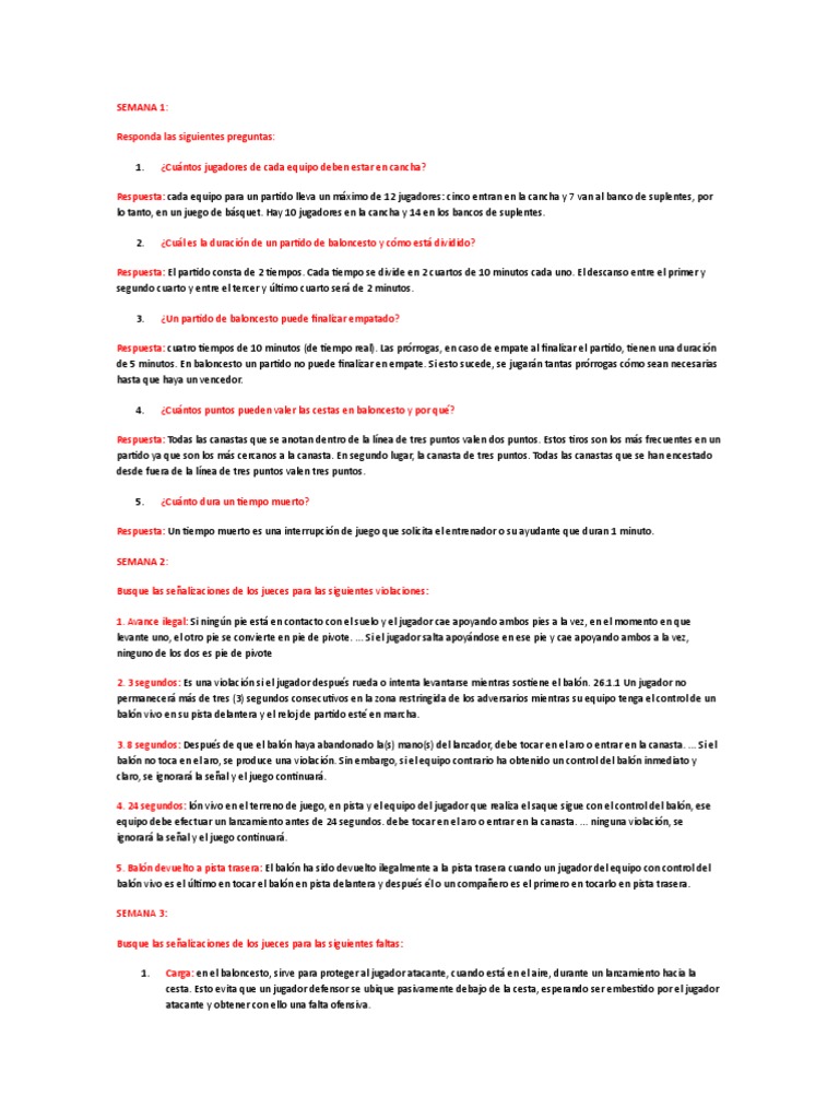 Educacion Fisica Semana 5 | PDF