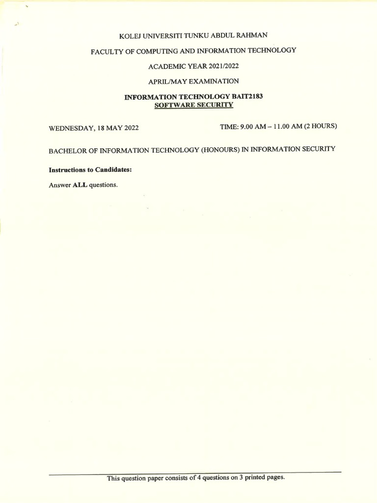 SS 2021 2022 PDF | PDF