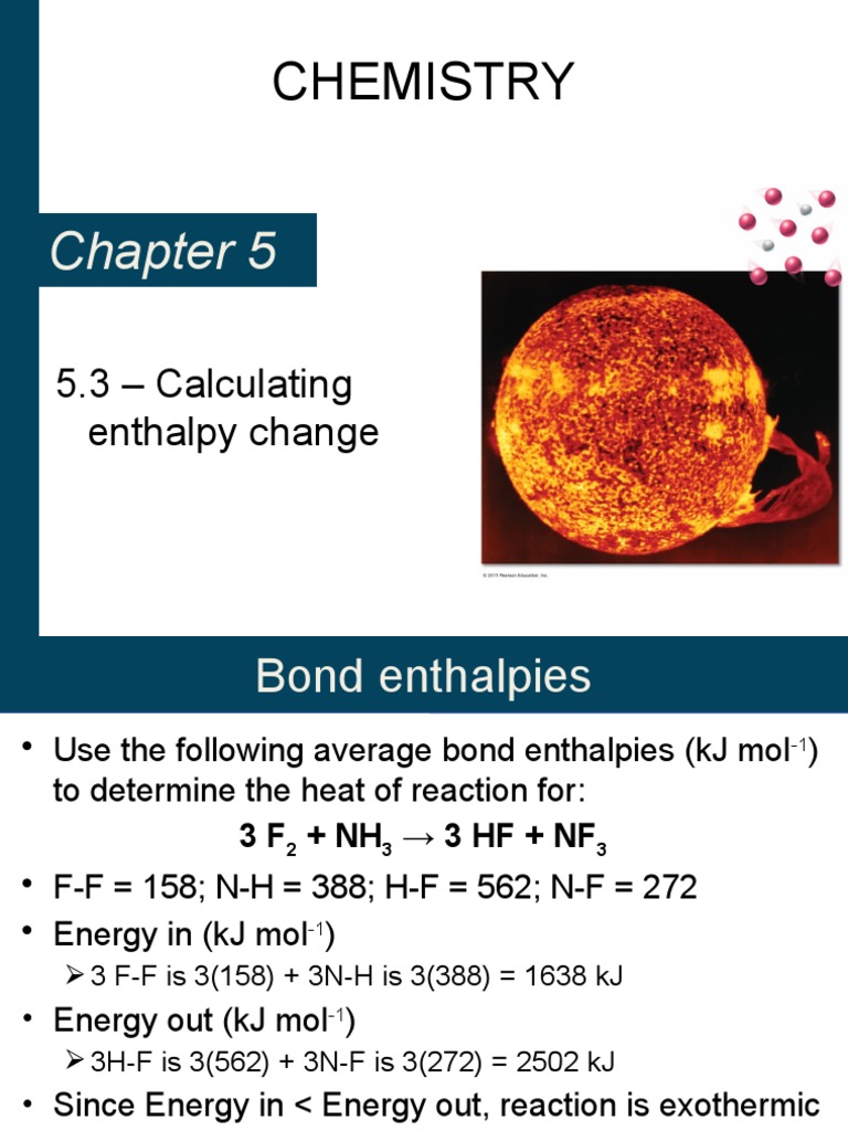 05.3 Calculating Enthalpy Change | PDF