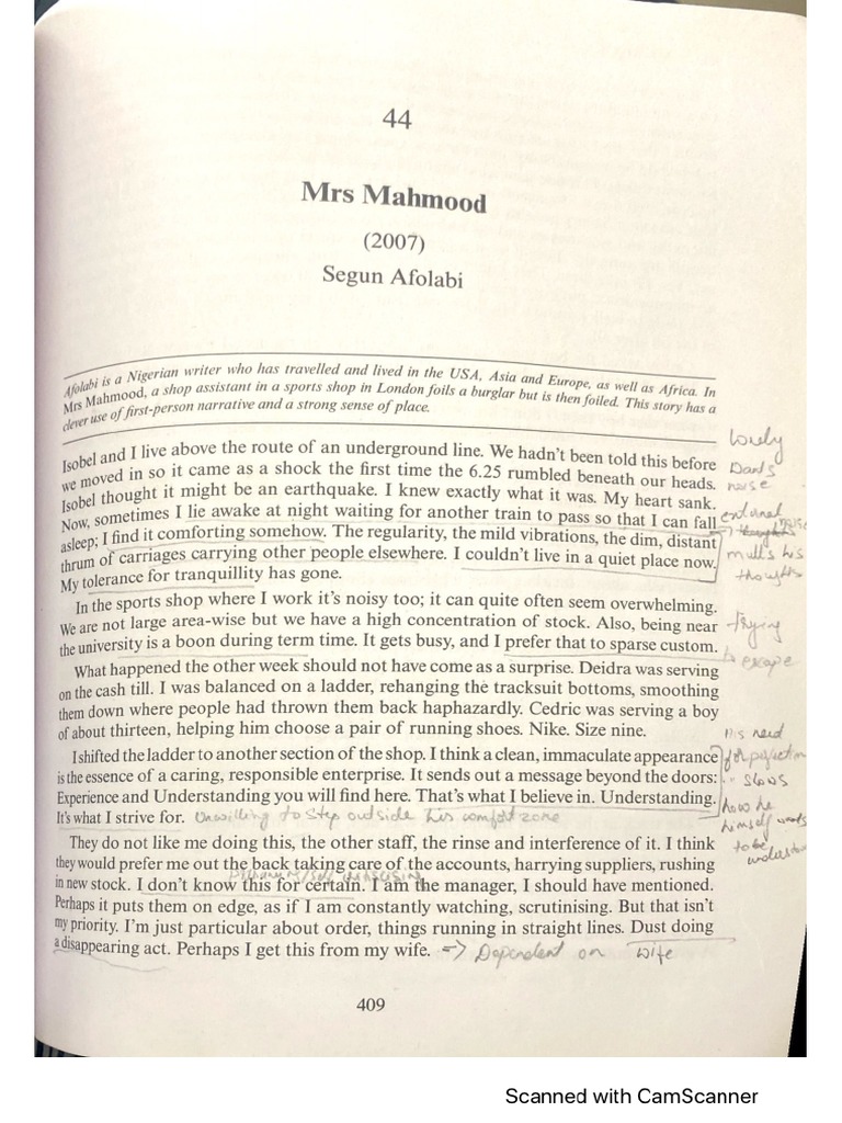 Mrs Mahmood PDF | PDF