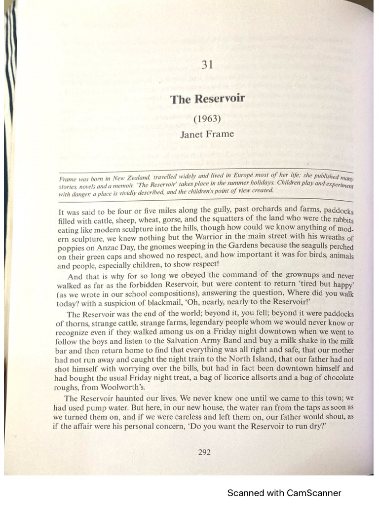The Reservoir PDF | PDF