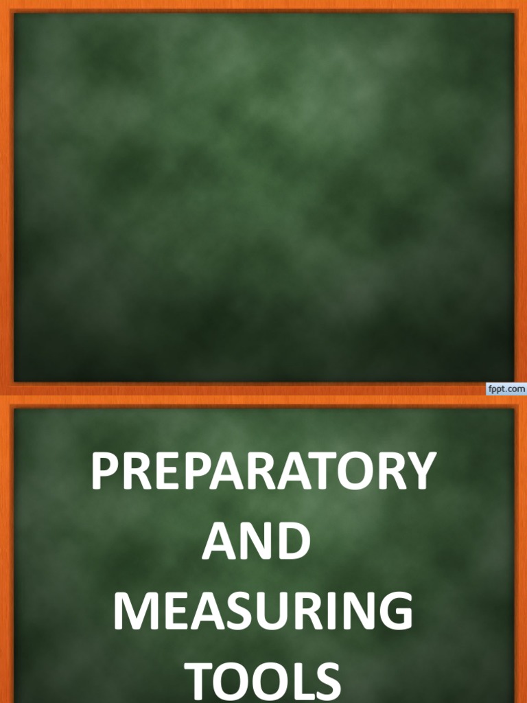 Preparatory and Measuring Tools (Bread and Pastry Production) | PDF