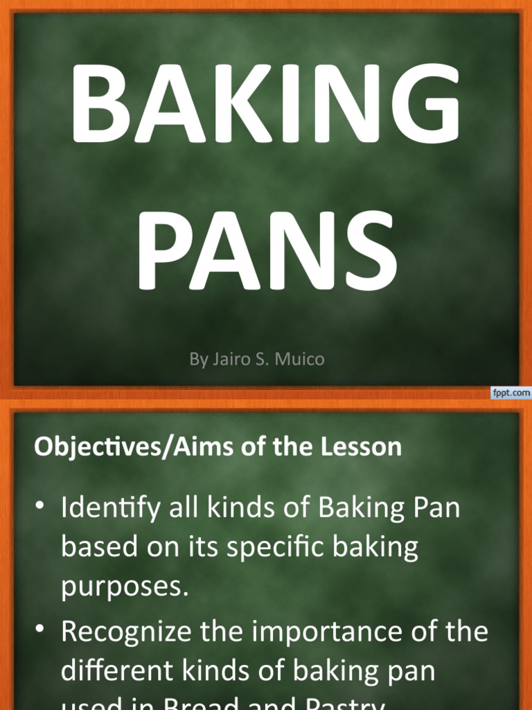 BAKING PANS (Bread and Pastry Production) | PDF