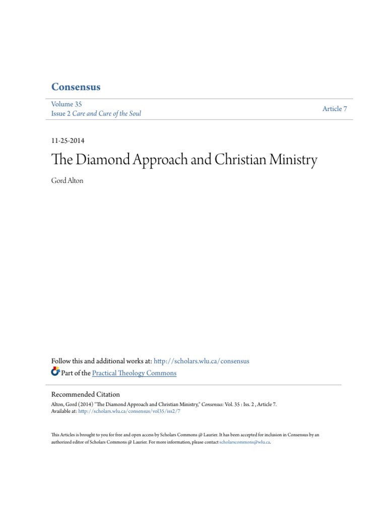 The Diamond Approach and its Role in Spiritual Direction and Pastoral ...