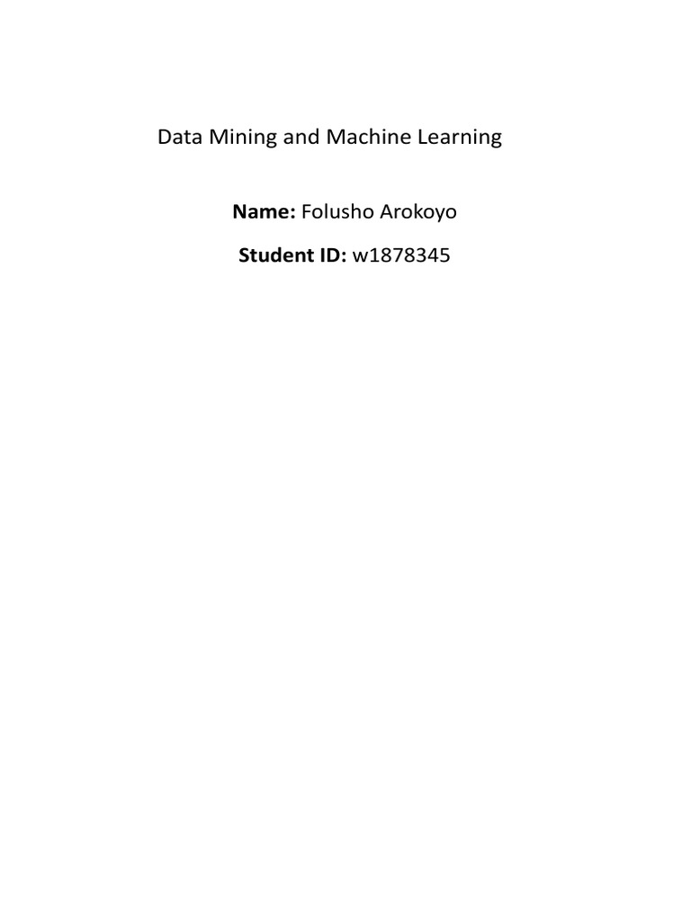 Data Mining And Machine Learning Pdf Download Free Pdf Cluster Analysis Machine Learning