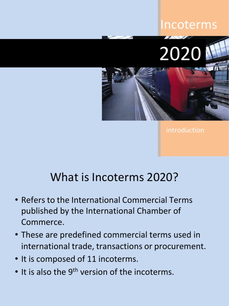 Understanding Incoterms 2020 | PDF
