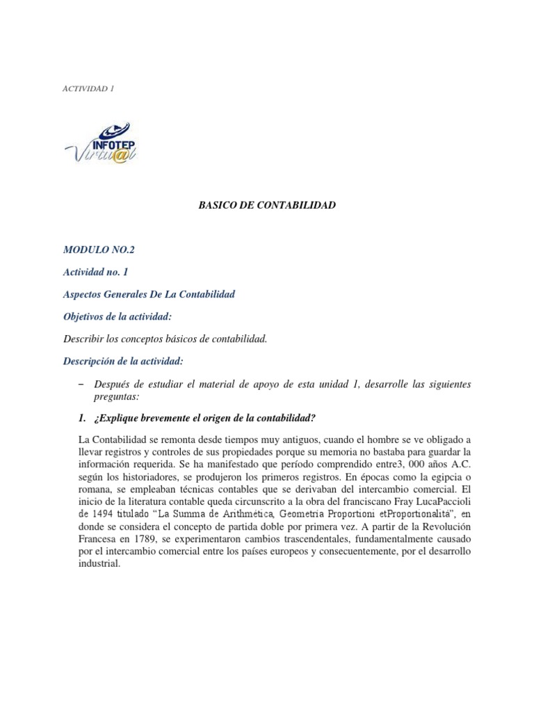 Conceptos básicos de contabilidad | PDF | Contabilidad | Negocios económicos