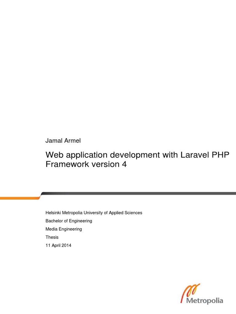 0312 Web Application Development With Laravel Php Framework Pdf Php 5282