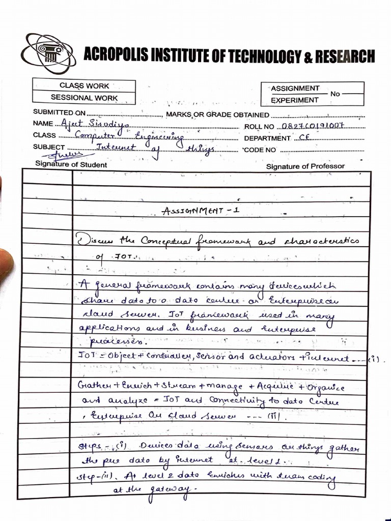 IOT Assignment | PDF