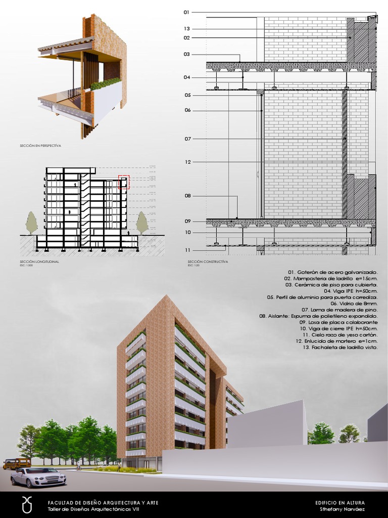 Seccion Constructiva Tefy Fallido PDF | PDF | Sector secundario de la economía | Ingeniero civil