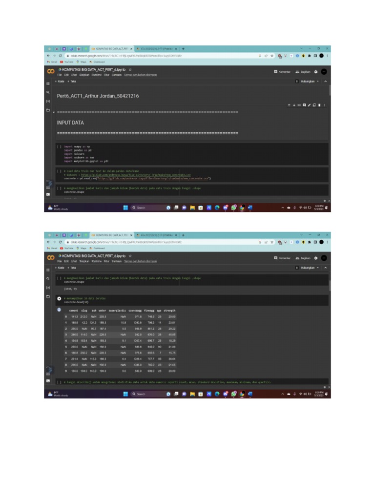 Pert 6 Komputasi Big Data - Arthur Jordan Tampubolon - 50421216 - 2IA18 ...
