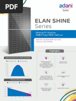 Adani 545W Solar Panel Datasheet | PDF | Solar Power | Energy Harvesting