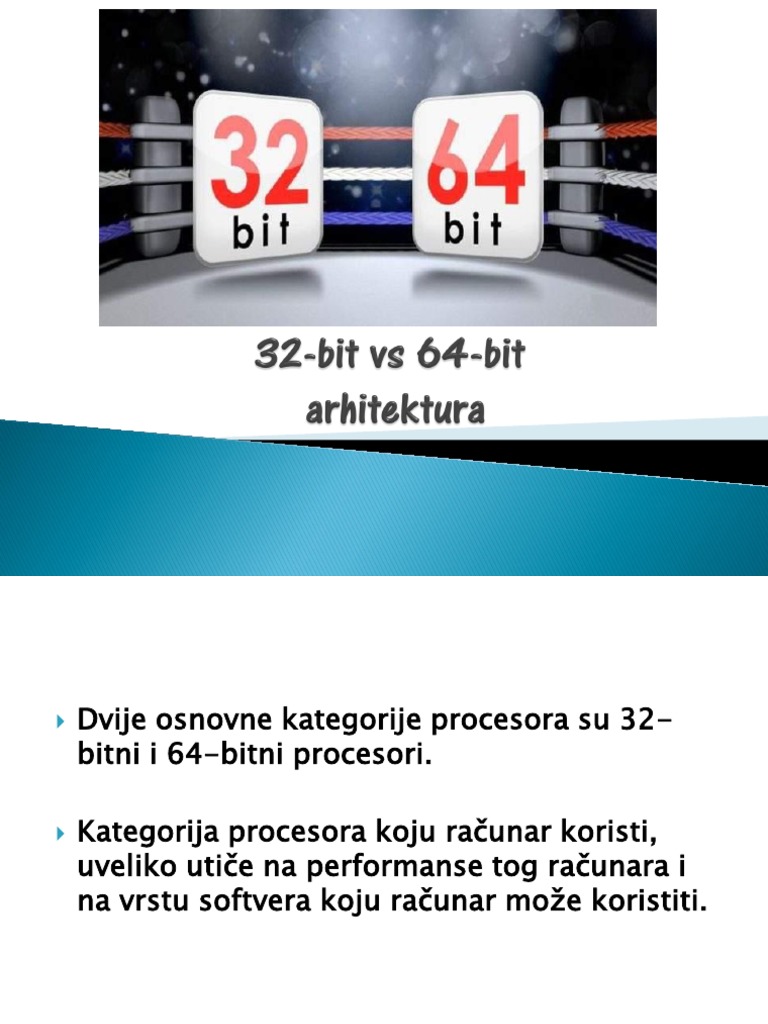 32 Bit Vs 64 Bit | PDF