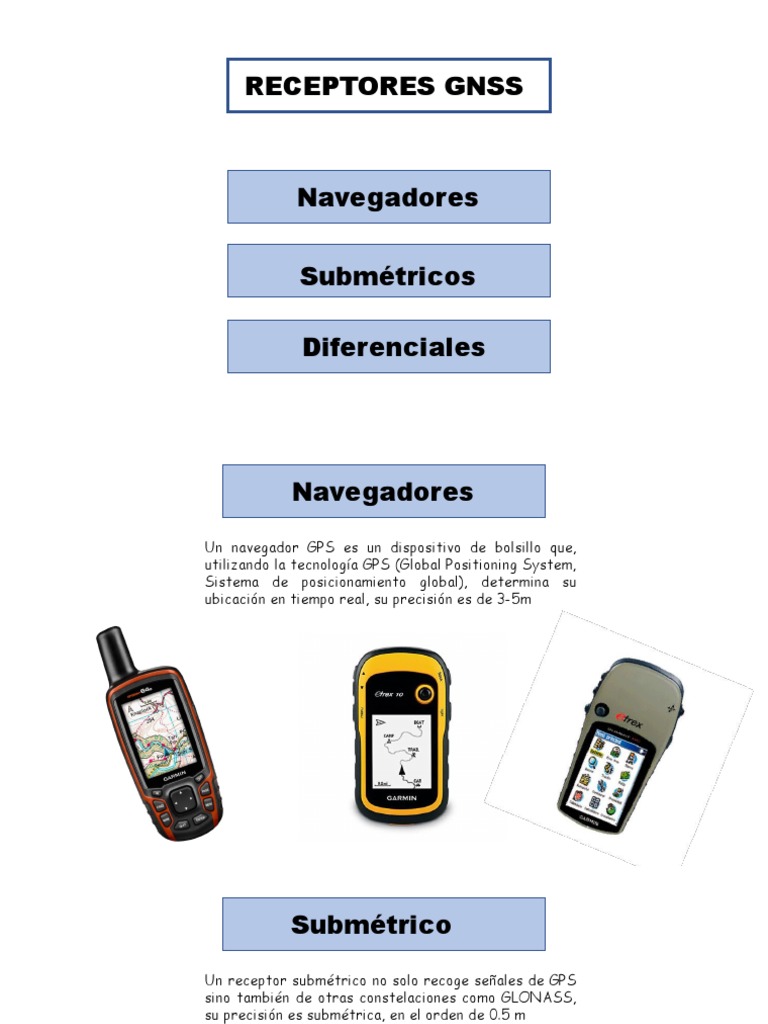 Receptores GNSS | PDF | Sistema de Posicionamiento Global | Ciencias de ...