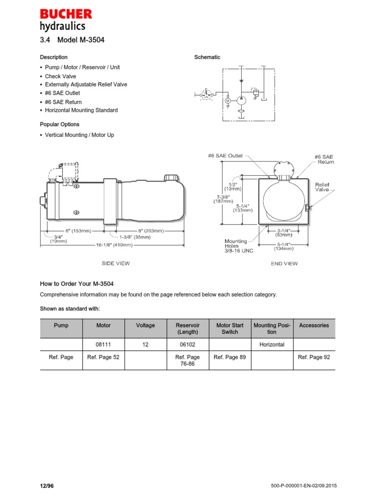 3.4 Model M-3504: How To Order Your M-3504 | PDF