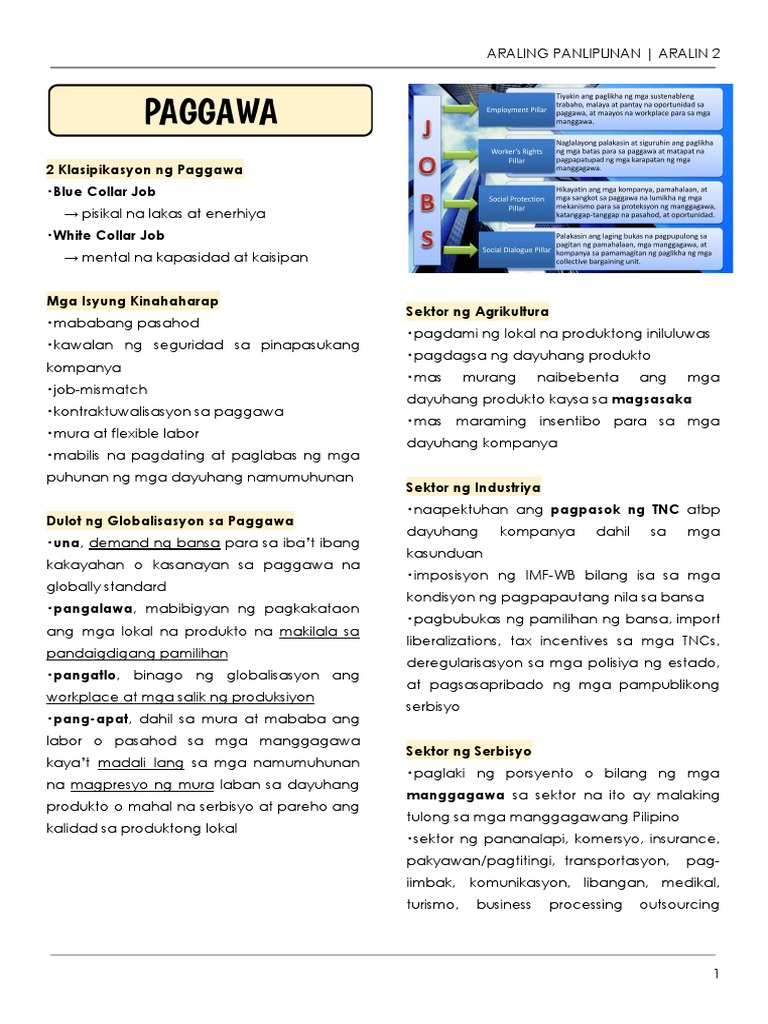 Ap 10 Q2 Aralin 2 PDF | PDF