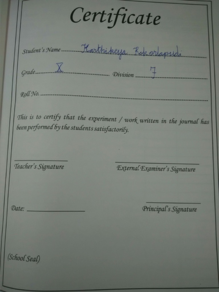 Karthikeya Bio Journal Part 1 | PDF