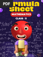 Class 11 Chemistry Formula Sheet. | PDF