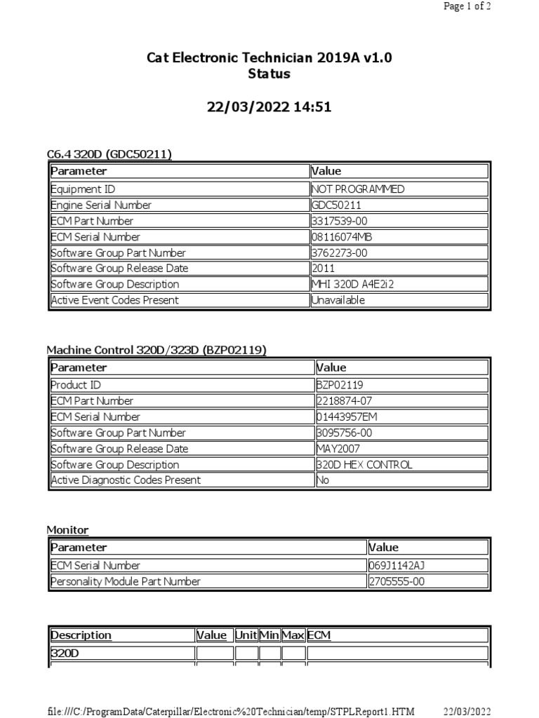 File - C - ProgramData - Caterpillar - Electronic Technician - Temp PDF ...