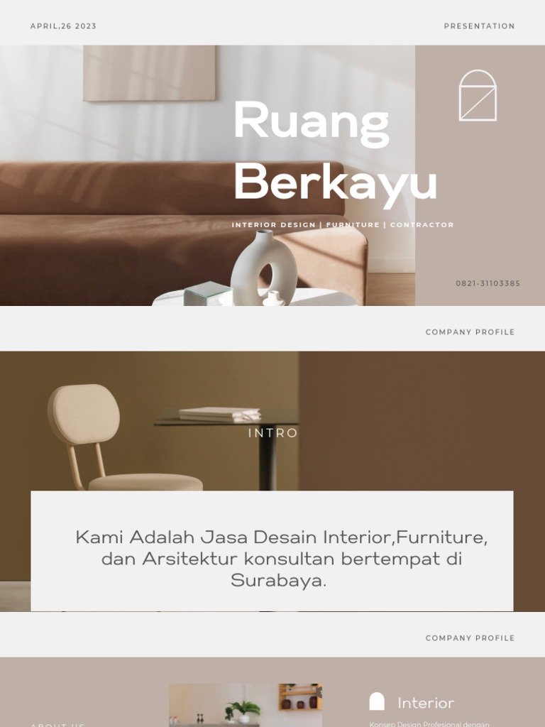 Ruang Berkayu Company Profile-1 PDF | PDF