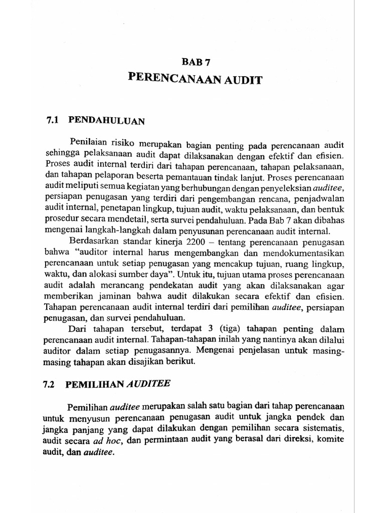 Perencanaan Audit | PDF