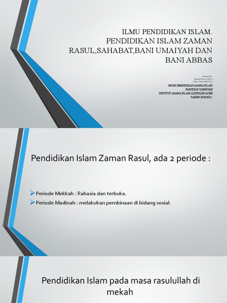 Fitri - PPT I.pendidikan Islam | PDF