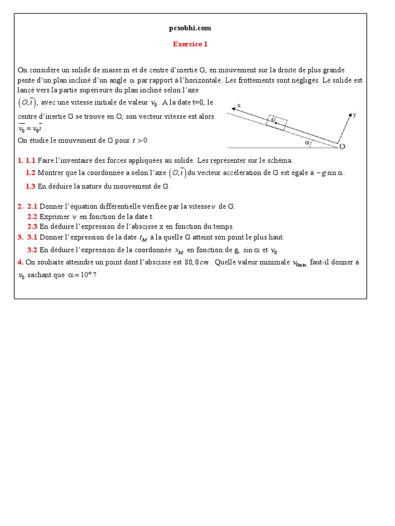Enoncé Exercice 1 PDF | PDF
