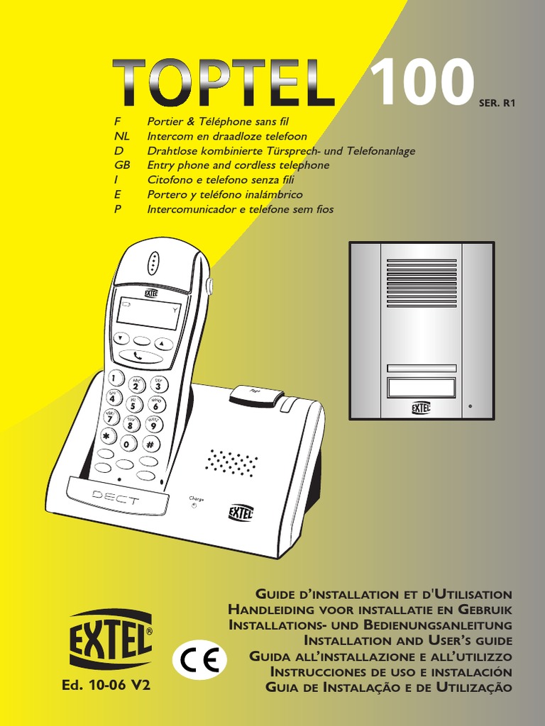 Toptel 100 Ser. r1 | PDF