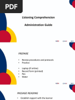 BoSY CRLA Grade 1 MT Administration Guide | PDF | Literacy | Human Communication