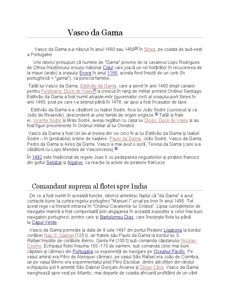 Vasco Da Gama | PDF